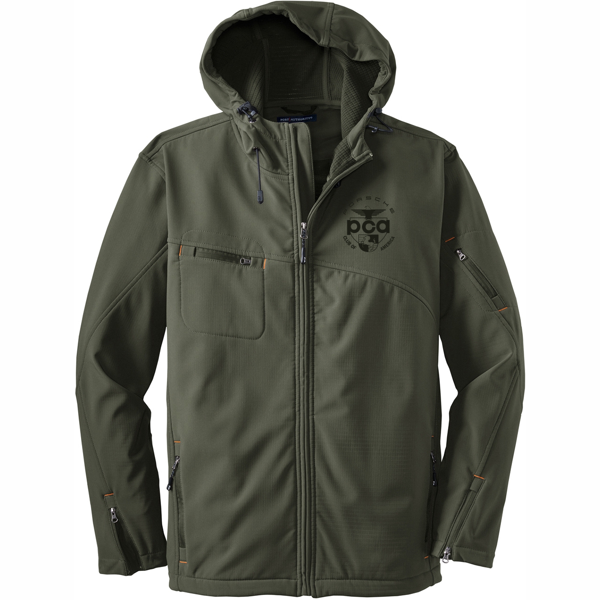 Men's Port Authority Hooded/Textured Soft Shell Jacket | PCA National ...