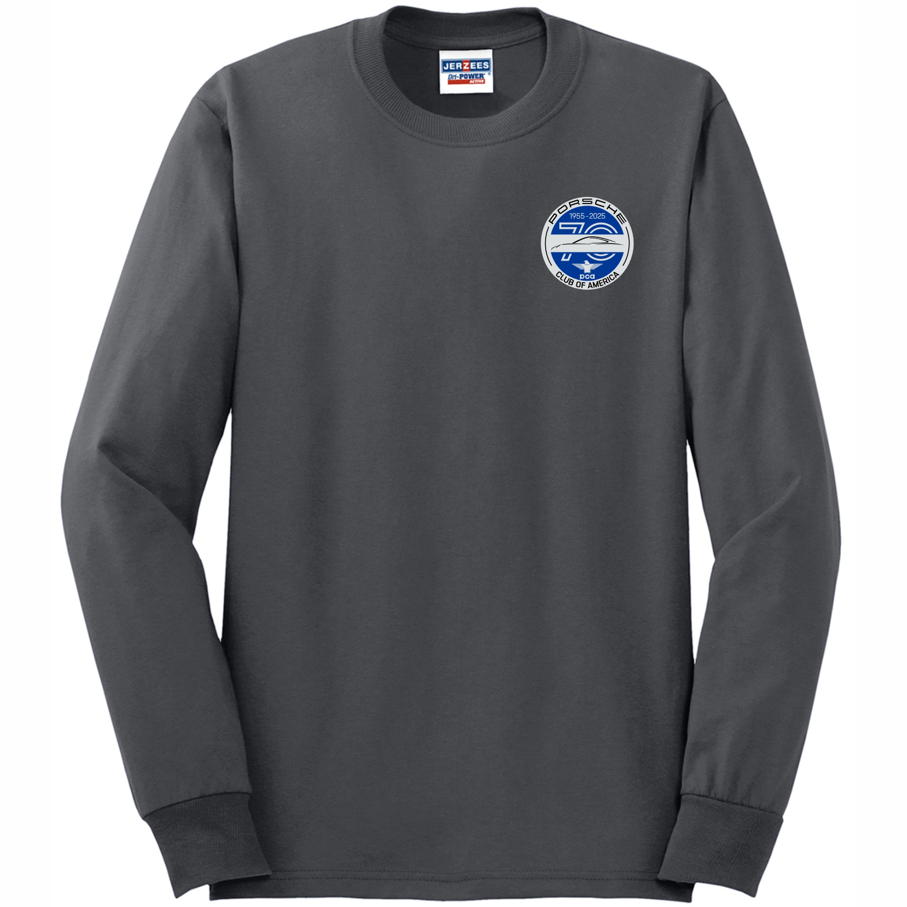 PCA 70th Anniversary - Jerzees - Men's Dri-Power 50/50 Cotton/Poly Long ...
