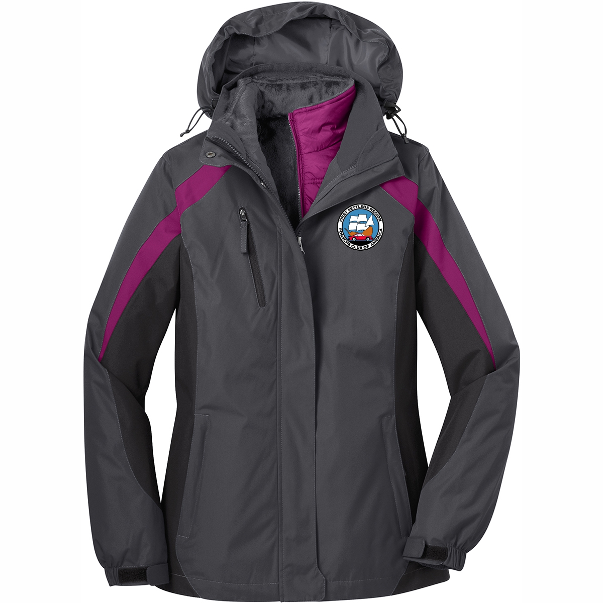 Port Authority Ladies Colorblock 3-in-1 Jacket | PCA National Webstore