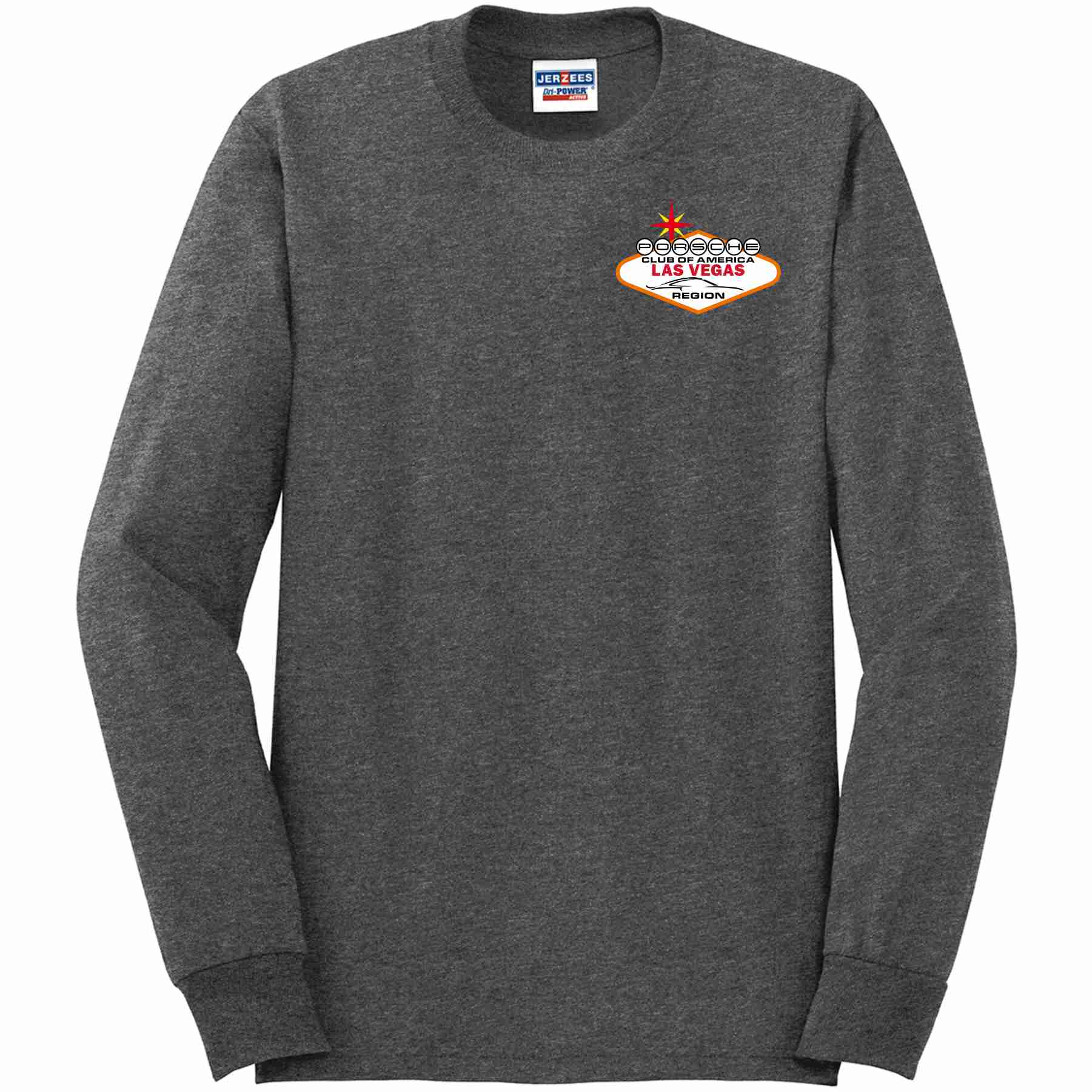 JERZEES Men's Dri-Power 50/50 Cotton/Poly Long Sleeve T-Shirt | PCA ...